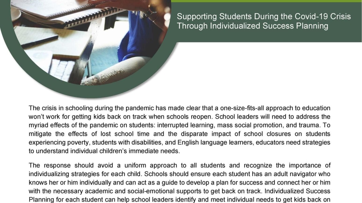 Getting Kids Back on Track: Supporting Students During the Covid-19 ...